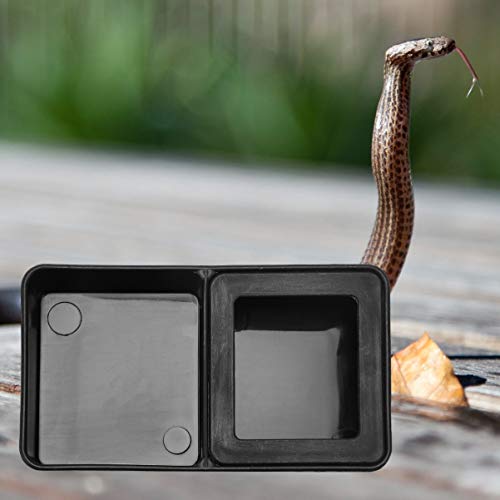 POPETPOP 4pcs Reptile Food Bowl Lizard Gecko Food Water Dish Bearded Dragon Feeding Dish Worm Plate for Small Reptile