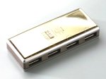 Sigma APO HBHA4MBR USB 2.0 Compatible USB 4 Port HUB HBHA4 Series Mirror Brown