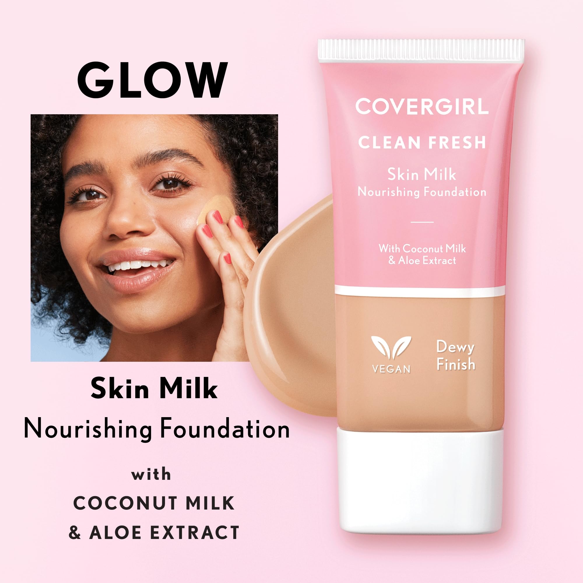 COVERGIRL Clean Fresh Skin Milk Foundation, Fair, 1 Fl Oz (Pack of 1) (packaging may vary)