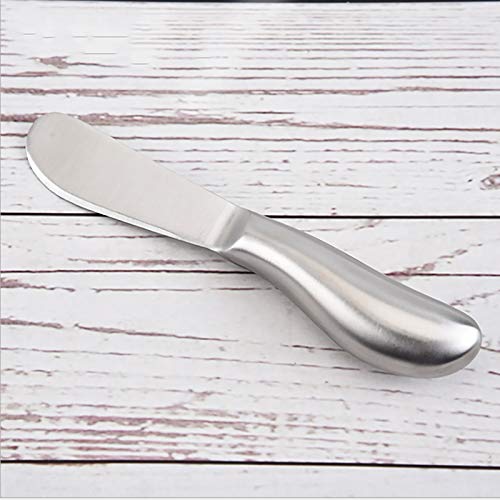 VANRA Spreader Knife Set 4-Piece Butter Knife Stainless Steel Cheese Knife Set Small Bread Cream Knives 5.3-inch