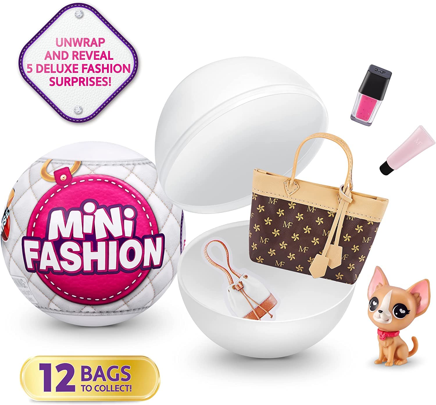 5 Surprise Mini Fashion Amazon Exclusive Mystery Brand Collectibles by ZURU (2 Pack), Multicolor (77246)