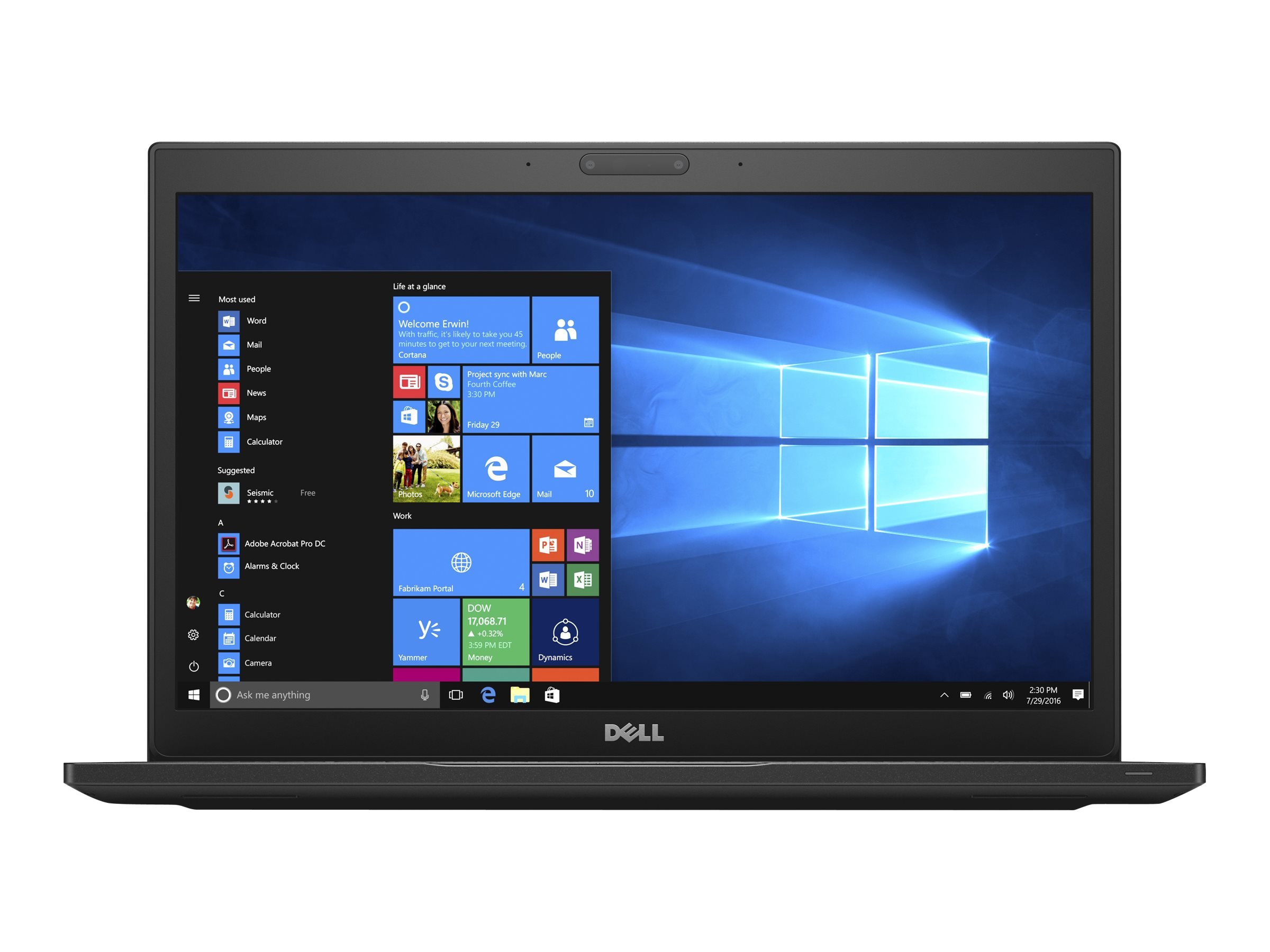 Dell Latitude 7280 Business Laptop - VPH6R (12.5” HD, Intel Core i5 -7300U 2.60GHz, 8GB DDR4, 256GB SSD, Windows 10 Pro 64)