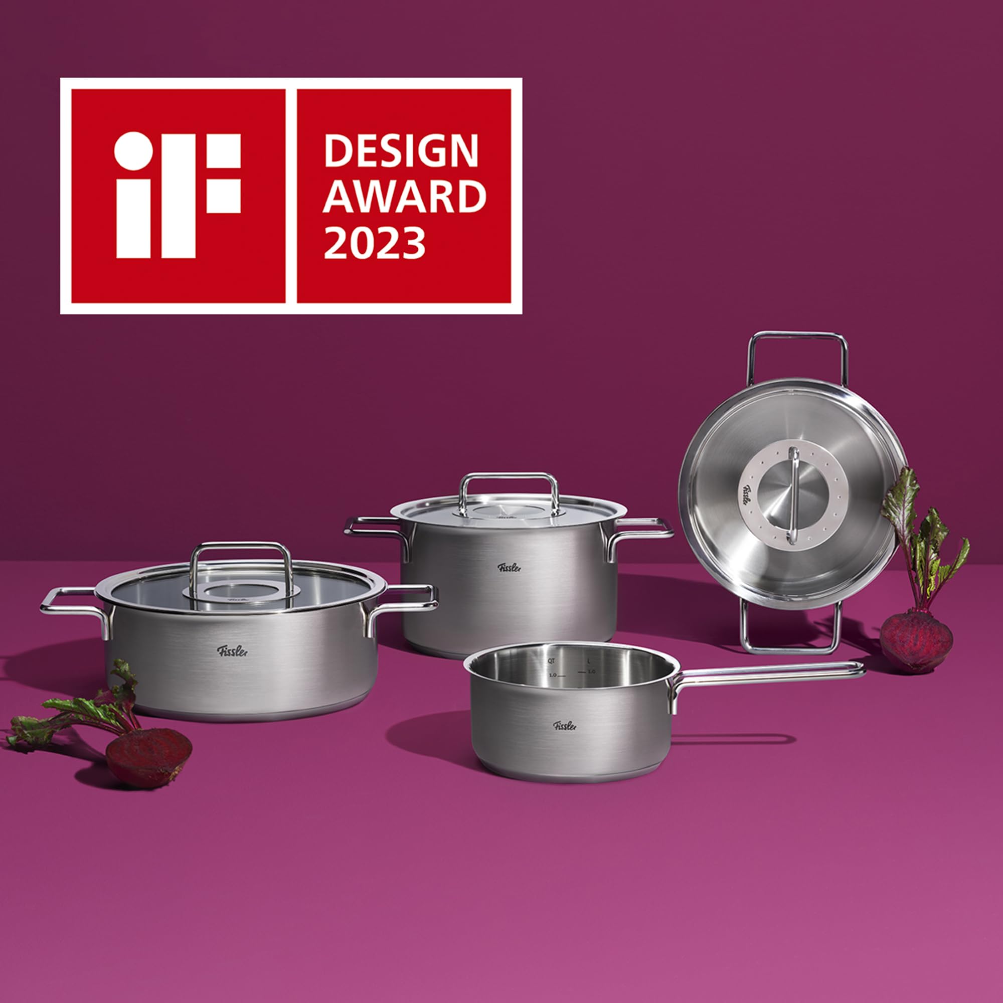 Fissler Pure Collection Stainless Steel 1.5 Quart Saucepan