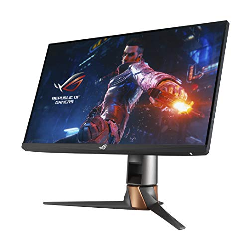 ASUS ROG Swift 360Hz PG259QNR 24.5” HDR Gaming Monitor, 1080P Full HD, Fast IPS, 1ms, G-SYNC, ULMB, NVIDIA Reflex Latency Analyzer, HDMI DisplayPort USB, Desk Mount Kit, VESA Wall Mountable, HDR10