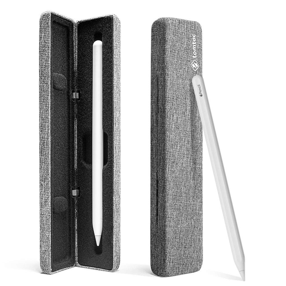 tomtoc Holder Case for 2024 New iPad Pencil Pro, iPad Pencil, Protective Storage Case for iPad Pen, Travel Carrying Pencil Box Fit for iPad Pro/Air 2024/iPad Air 5/iPad Mini 6