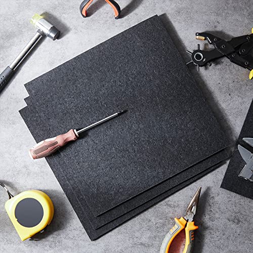 4 Pieces RV Jack Blocks Rubber Pads Trailer Jack Camper Accessories RV Stabilizer Jack Pads Jack Stand Pads Trailer Leveling Pads for Keeping Jack Blocks from Slipping Sinking, 12 x 12 x 0.2 Inch