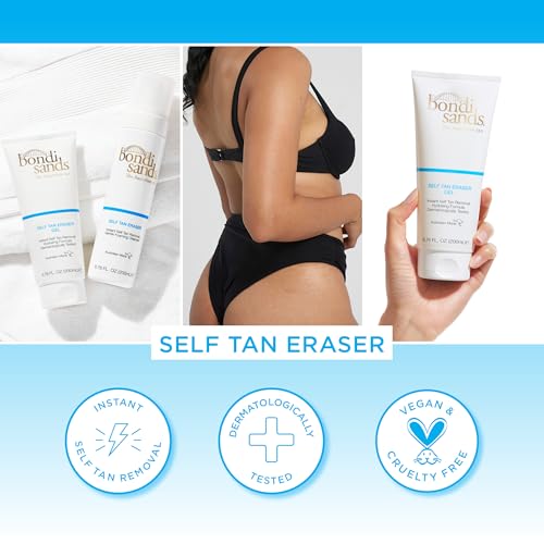 Bondi Sands Self Tan Eraser, Moisturizing, Cleansing, Gentle Formula Removes Self-Tanner and Preps Skin for Reapplication, Vegan + Cruelty-Free