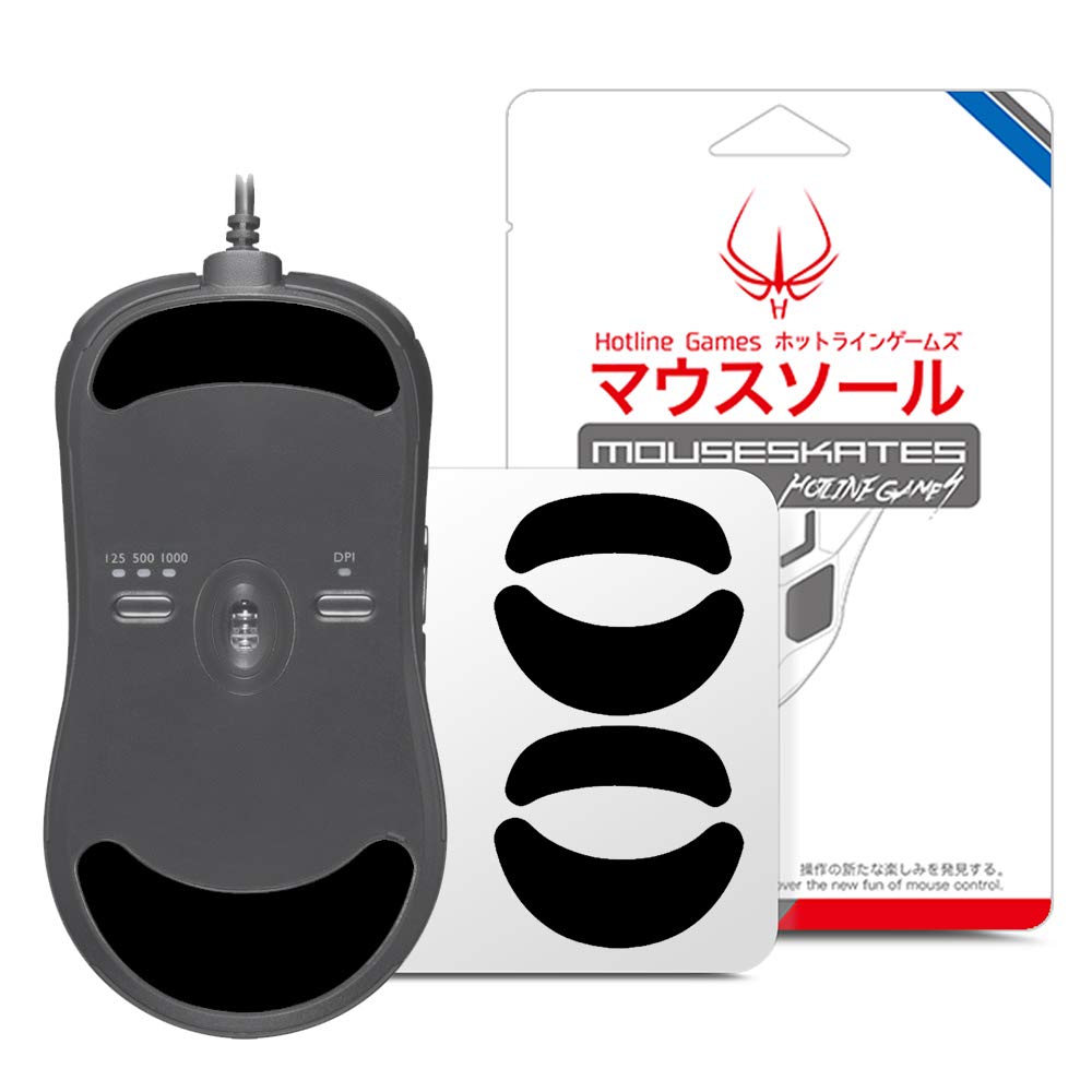 2Sets Hotline Games 3.0 Mouse Feet Skates Pads Compatible with Logitech G304 G305 Gaming Mouse Feet Replacement (0.6mm,Smooth Glide,Durable,Pure PTFE) Professional Mice Upgrade