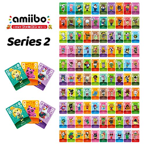 Animal Crossing Amiibo Card Set Work for Switch NS 3DS Games Series 1~4 Animals Crossing Magic Box Blue