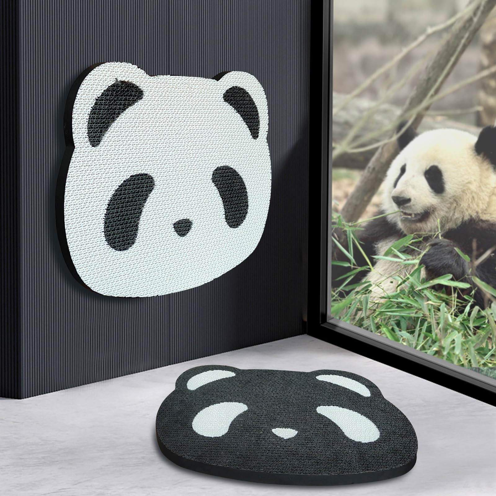 4 Packs in 1 Cat Scratcher Wall Mounted,2 PCS Cute Cat Scratch Pad with Box for Cats Nail File,Couch Protector Scratching Posts for Indoor Cats Adults Cat