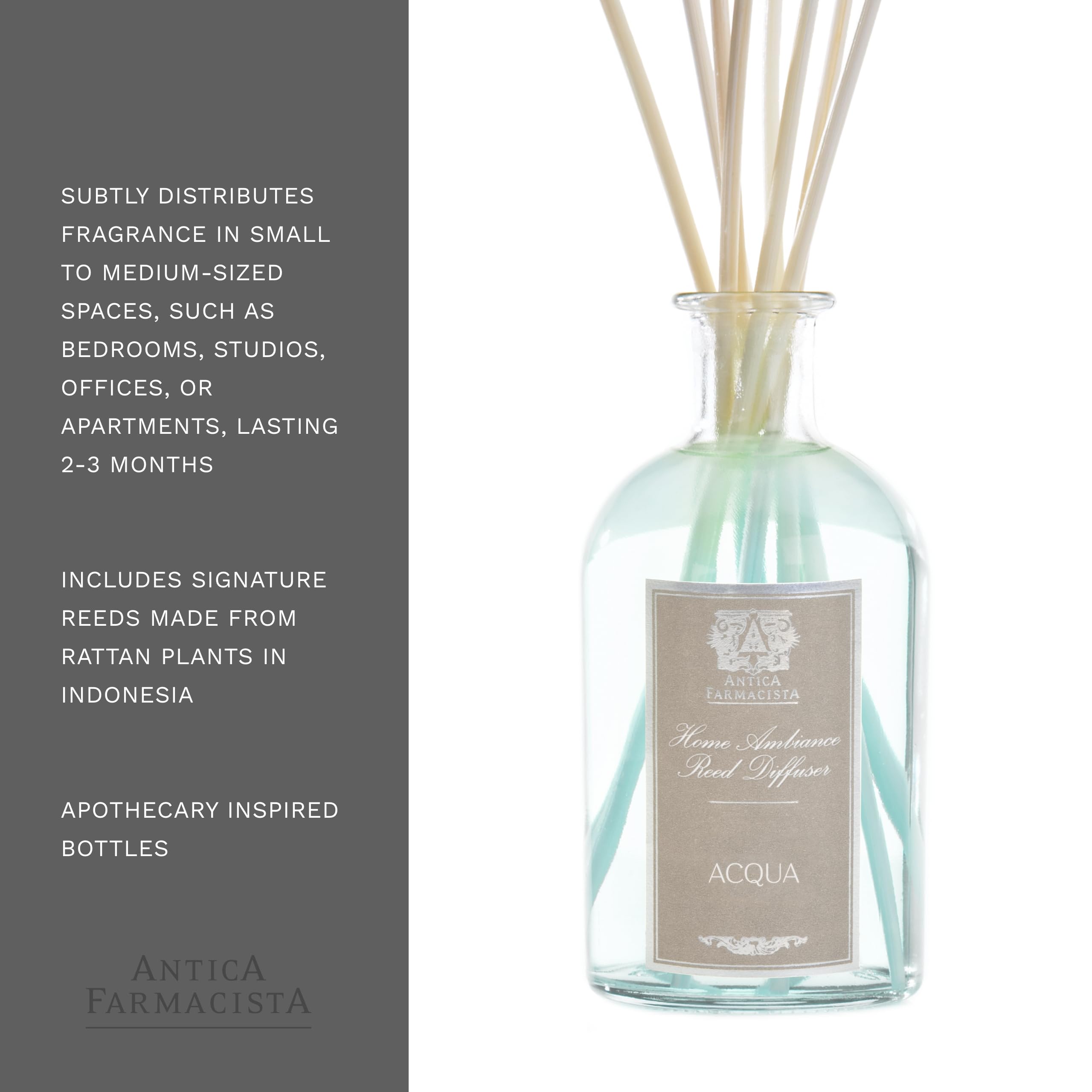 Antica Farmacista Home Ambiance Diffuser, Pink Peony & Citron, 3.4 Fl Oz