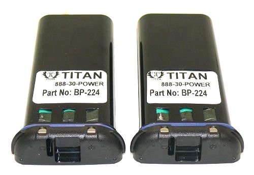 2X BP-224 Battery Pack for ICOM Handheld Marine Radio IC-M2 IC-GM1600