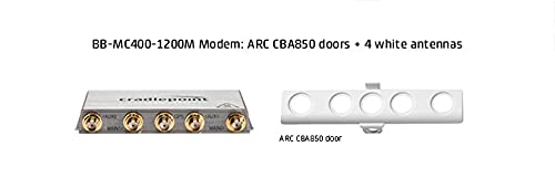 Cradlepoint Branch Adapter Package for Verizon & AT&T First Net LTE Advanced Pro (1200 Mbps) Modem. Includes CBA850 Door and 4 White Antennas