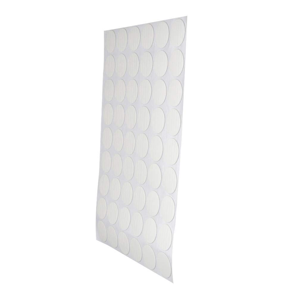Yinpecly Screw Hole Covers Stickers 0.83" PVC Plastic Self-Adhesive Screw Hole Stickers for Cupboard Shelf Closet Bathroom Cabinet Bracket Wooden Furniture Decoration PC-09 Wood 1 Sheet