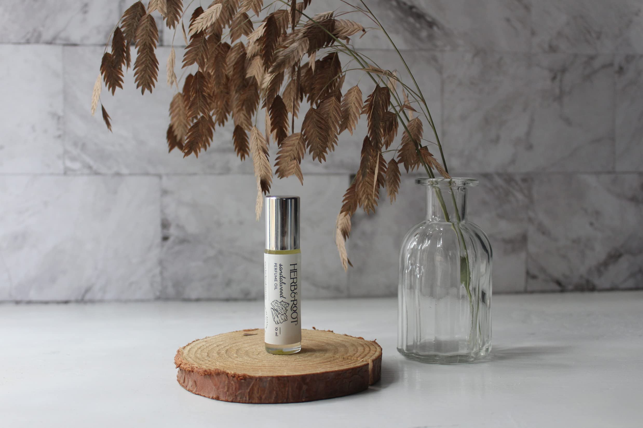 Herb & Root Sandalwood Perfume Oil Rollerball (Roll On) | Single Note Fragrance