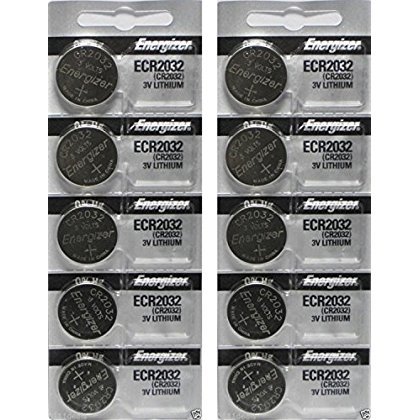 Energizer ECR2032 - Battery, 3 V, Lithium , 240 mAh, x 10 Pack - Packaging May Vary