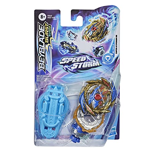 BEYBLADE Burst Surge Speedstorm Super Hyperion H6 Spinning Top Starter Pack -- Attack Type Battling Game Top with Launcher, Toy for Kids