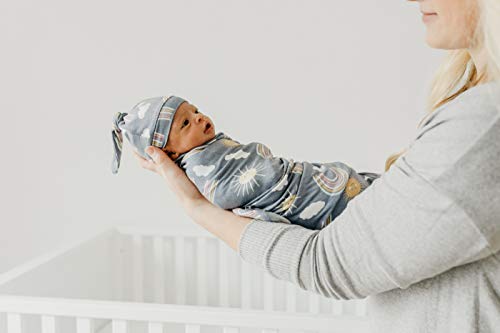 Copper Pearl Large Premium Knit Baby Swaddle Receiving Blanket Hope