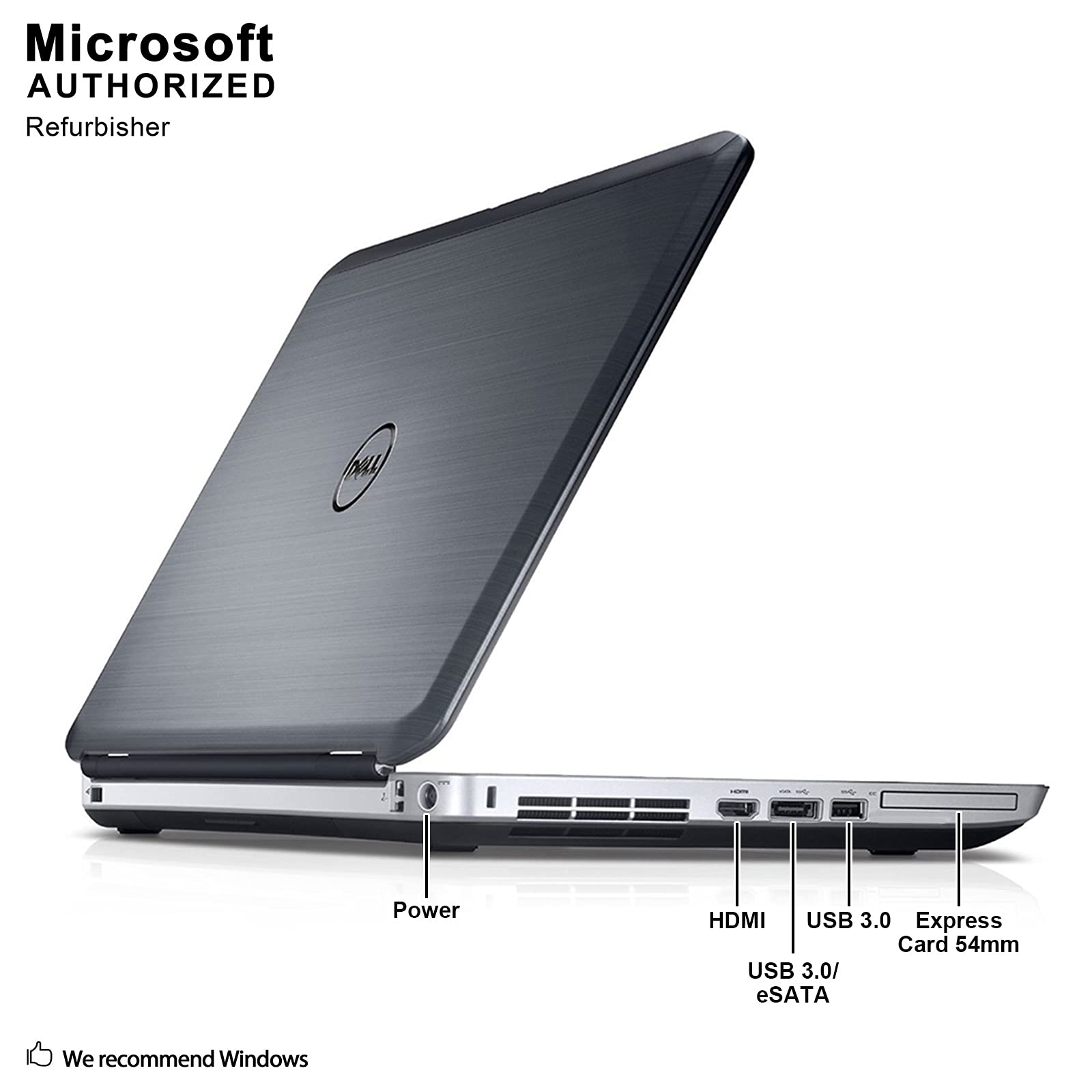 Dell Latitude E5530 Notebook 15.6 inHD 1366x768, Intel Core i5 3210M 2.5GHz up to 3.1GHz, 8GB DDR3 RAM, 320GB HDD, VGA, HDMI, Windows 10 Professional 64 Bit(Renewed)