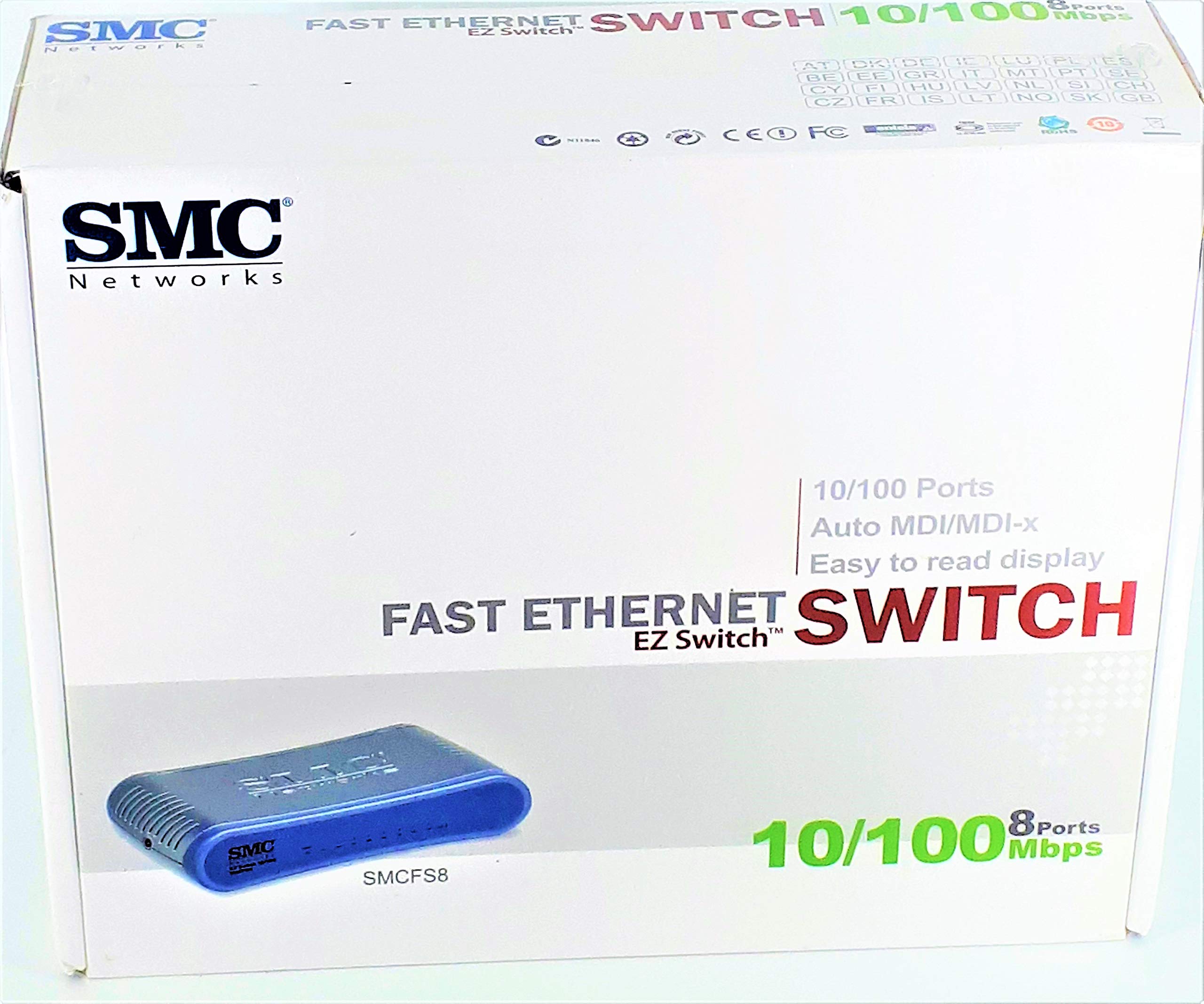 SMC Networks SMCFS8 10/100Mbps Unmanaged 8-Port Compact Switches