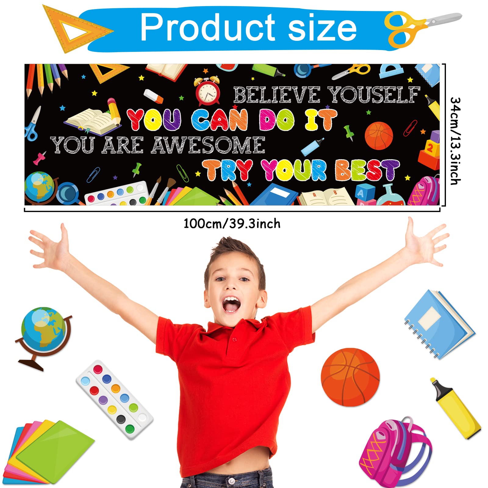 24 Pcs Privacy Boards for Student Desks Chalkboard Classroom Desk Divider Table Desk Privacy Panel Privacy Folders Screen Partition for School Teacher Student Study Test Shield Home Class (Chalkboard)
