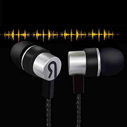 schicj133mm Sell Well Business Style Portable Dual Unit Universal 3.5mm in-Ear Stereo Earbuds,Waterproof Earphone Headphone with Mic for Cellphone,for Workout, Running, Jogging Green