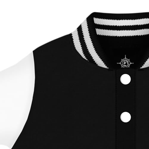 Creative Knitwear College Baby NCAA Officially Licensed Letterman Varsity Jacket - Georgia Circle G Logo - Black - 18 Months