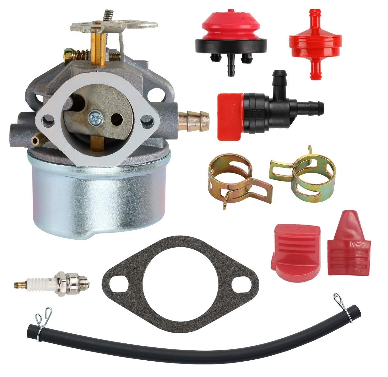 640052 640054 640058 640058A 640349 Carburetor for Tecumseh HMSK80 HMSK90 HMSK100 LH318SA LH358SA 8HP 9HP 10HP Snowblower Generator Chipper 640052 Carb