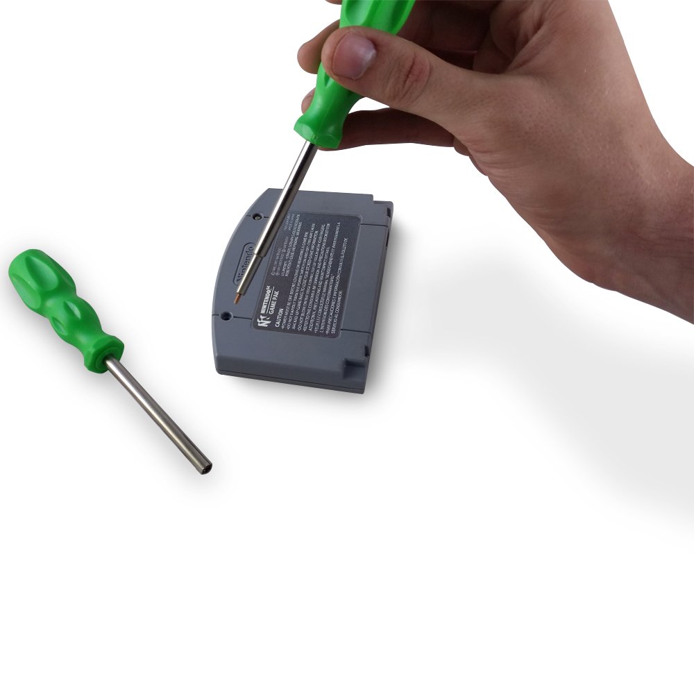 ATLIN Gamebit Screwdriver Set 4.5mm and 3.8mm Security Bits for Opening Nintendo, Sega Consoles and Game Cartridges