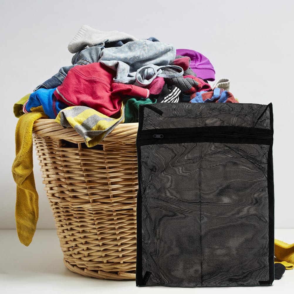 8Pcs Mesh Laundry Bags Travel Storage Clothes Organizing Bag with Zippers Washing Bags for Underwear Lingerie Bras Hosiery Socks