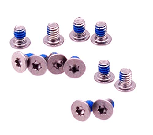 Michaelia 12PCS M2x3mm Silver Torx T5 Replacement Bottom Case Base Cover Screw for Dell XPS 13 9343 9350 9360, XPS 15 9550 9560 Precision M5510+ 1 PCS Torx T5 Screwdriver