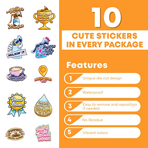 Breast Milk Pitcher for fridge - 3PACK 17oz Breast milk storing containers w/ 10pcs breastfeeding stickers for adults | Acrylic Milk carton water bottles | breastmilk storage bottle formula pitcher