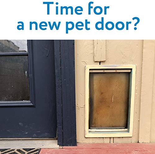 Medium Replacement Dog Door Flap Compatible with PetSafe Freedom Doggie Doors PAC11-11038 - Measures 8 1/4" x 12 1/4" Made from Flexible, Durable, Weather Resistant Materials- Doggie Door Flap