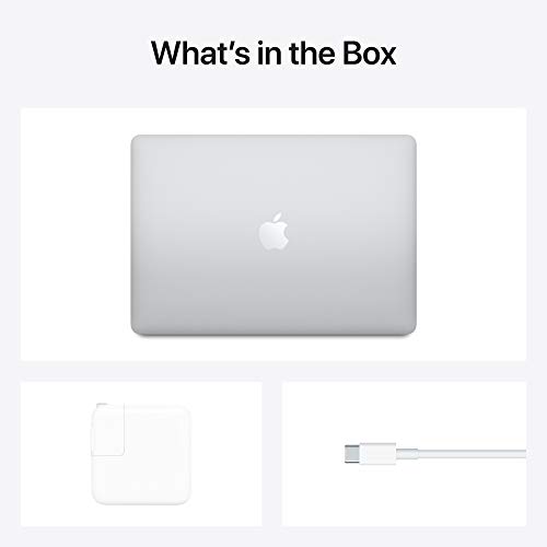 Apple 2020 MacBook Air Laptop M1 Chip, 13" Retina Display, 8GB RAM, 256GB SSD Storage, Backlit Keyboard, FaceTime HD Camera, Touch ID. Works with iPhone/iPad; Silver
