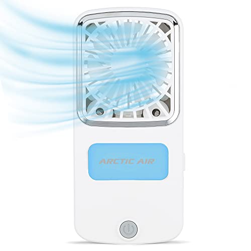 Arctic Air Freedom Personal Air Cooler By Ontel & Pocket Chill Personal Air Cooler by Ontel - Powerful 3-Speed, Lightweight, Portable, Cordless, Rechargeable Personal Cooling Fan