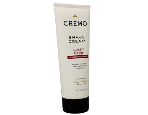 Cremo Shave Cream Classic Citrus Shaving Cream for Men, 6 Fluid Ounce (3 Pack)