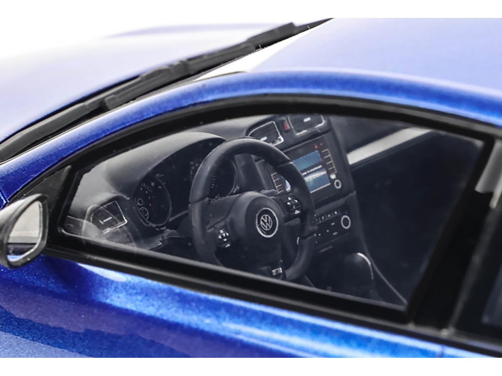 2010 Golf VI R Rising Blue Metallic Limited Edition to 3000 Pieces Worldwide 1/18 Model Car by Otto Mobile OT412