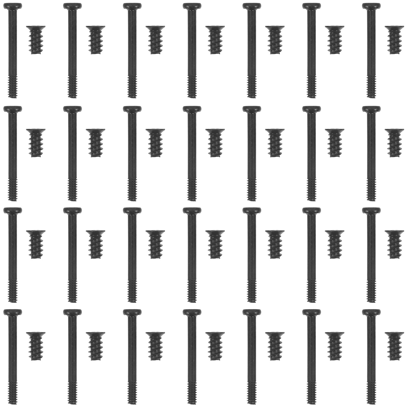 ULTECHNOVO 60pcs Laptops Computer Screw Kit Short Screws CPU and Motherboard Case Fan Mount Screws Self- Tapping Screws Small Screws Assortment Kit Case Fan Screw Kit Ssd Socket