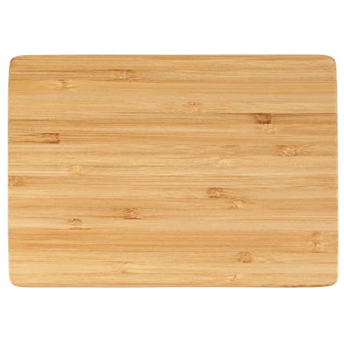 BambooMN Small Premium Bamboo Serving and Cutting Board, Charcuterie, Home and Everyday use - 7.9" x 5.5" x 0.4" - 10 pcs
