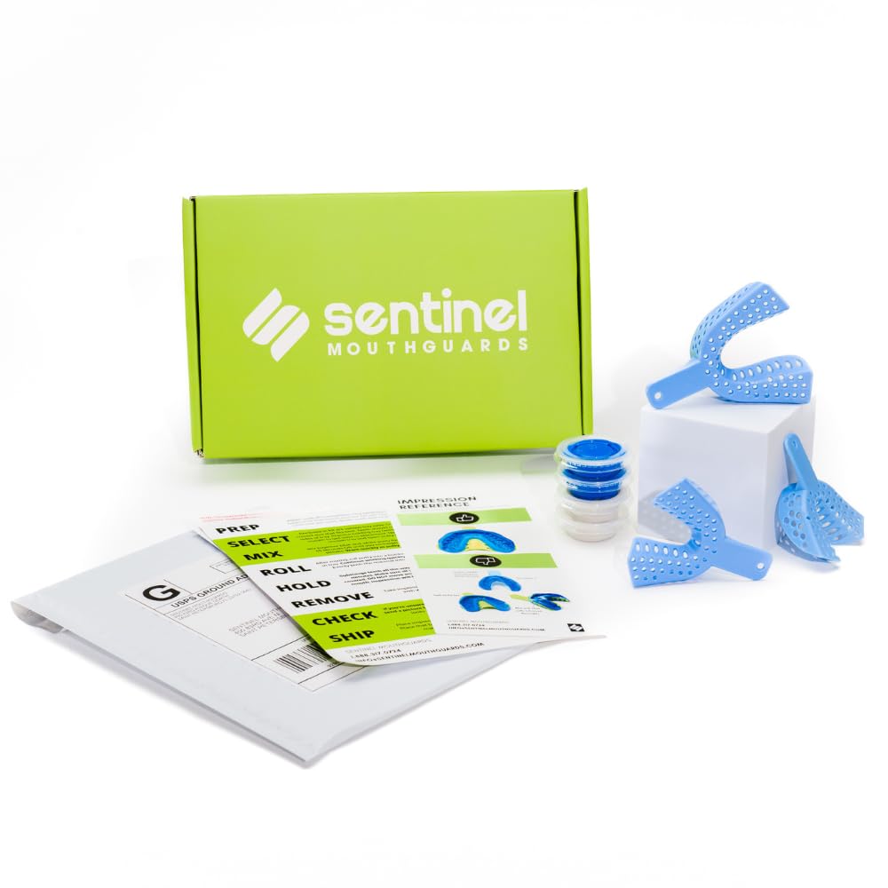 SENTINEL MOUTHGUARDS Custom Night Guard for Lower Teeth | Protects Against Teeth Grinding and Jaw Clenching | Thin, Hard, Non-Flexible, Safest Materials BPA Free | Perfect for Daytime Use