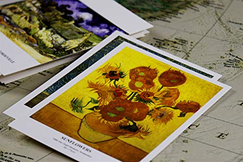 HOSTEESSCHOICE Vintage Vincent Van Gogh Famous Paintings Postcards, 30 PCS,Premium Collectable Retro Art Gifts, Perfect Stocking & Greeting Gift4x6 Inch-Van Gogh