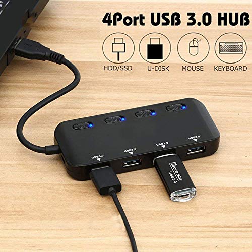 WJCCY USB3.1 Hub HD+USB Adapter 3-in-1 Multi-Functional Laptop Splitter Converter Dock