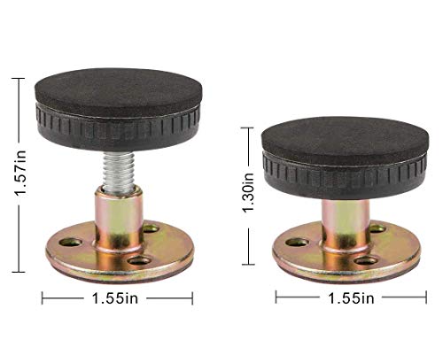 Y-WIN Bed Frame Anti-Shake Tool Adjustable Anti-Shake Fixer Headboard stoppers for Room Wall Beds Cabinets Sofas,Allow Bed to Be Stationary Easy Install 2PCS