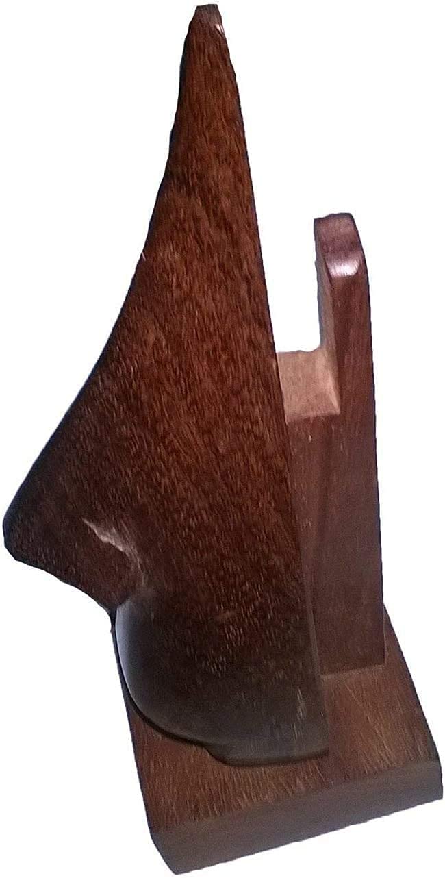 Garden Of Arts Wooden Eyeglass Spectacle Holder Handmade Nose Shaped Stand for Office Desk Home Decor Gifts