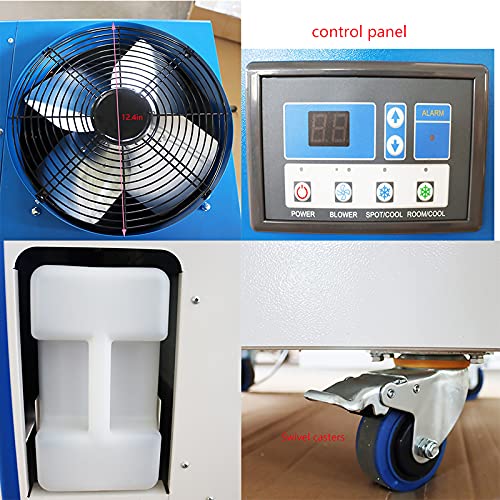 INTBUYING Mobile Industrial Air Conditioners Spot Cooler Air Conditioner Workshop Post Cooling Mobile Air Conditioners Single Outlet 220V