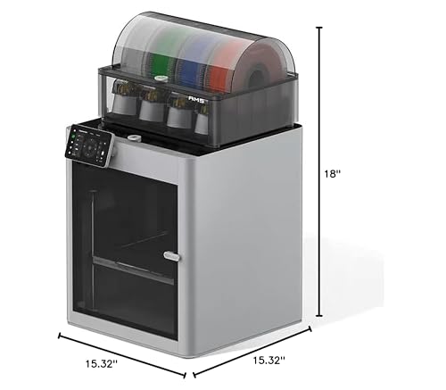 3D Printer X1-Carbon Combo high Speed Multi-Color Support 16 Colors Printer Al Driver with LAN WAN Dual Printing DIY for Home and School Printing (Gray -X1-Carbon Combo)
