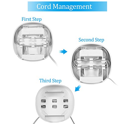STANSTAR Wall Mount for TP-Link Deco M4/S4 Whole Home Mesh WiFi System, Sturdy Wall Mount Bracket, Cord Management Holder for Deco M4/E4/P9/S4 Without Messy Wires (2 Pack)