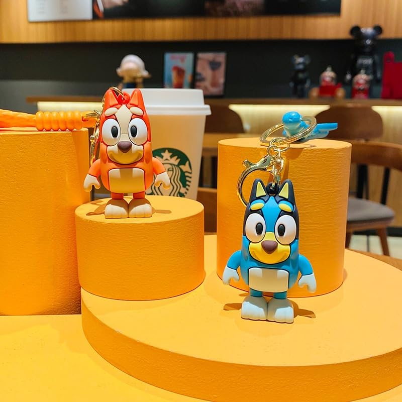 2pcs Cute Kawaii Accessories, Anime Keychain Adorable Keychain Keyring Key Purse Handbag Car And Backpack, Keychains For Kids,Cute Keychains For Women (Style 1)