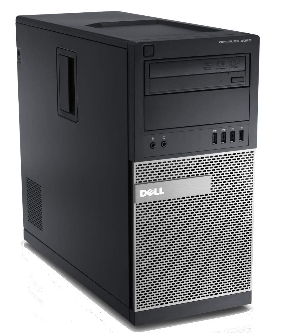 Dell Optiplex 9020 Mini Tower Desktop PC, Intel Core i5-4570, 16GB Ram, 2TB SATA Drive 256GB SSD WiFi, DVD-RW, Dual 19 LCD, Windows 10 Pro (Renewed)