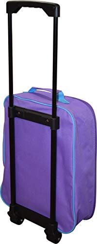 Disney Frozen Elsa & Anna 15" Collapsible Wheeled Pilot Case - Rolling Luggage